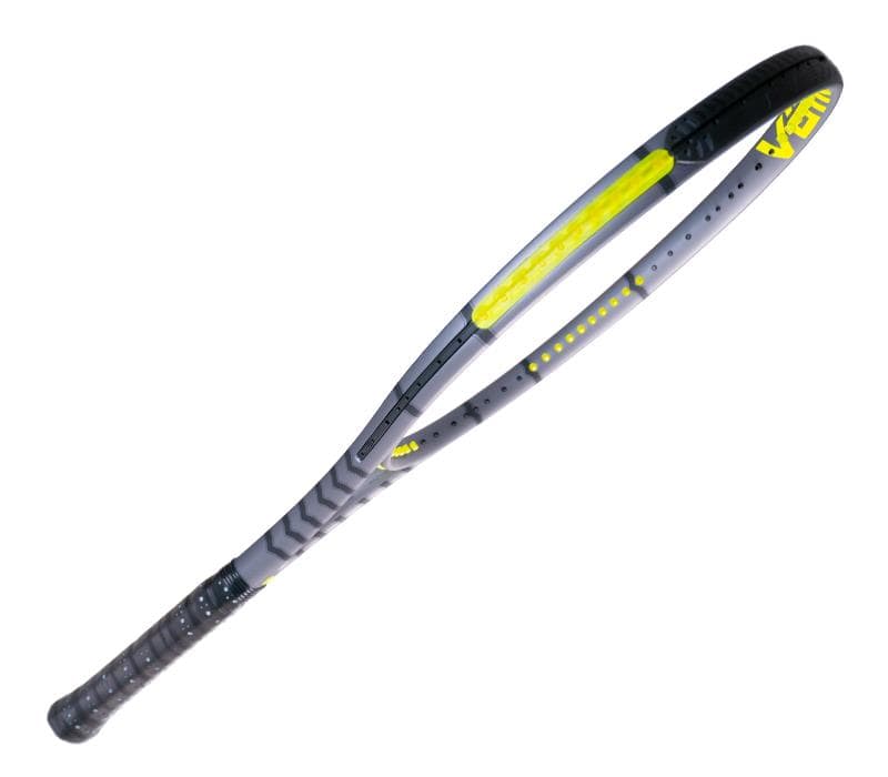 Volkl V1 Evo Tennis Racket - Grey / Yellow (Frame Only) — Tennis HQ