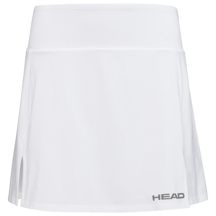 HEAD Womens Club Basic Tennis Skort Long - White — Tennis HQ