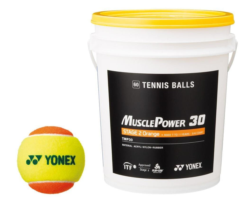 Yonex TB-TMP30 Stage 2 Training Tennis Ball Bucket - 60 Balls — Tennis HQ
